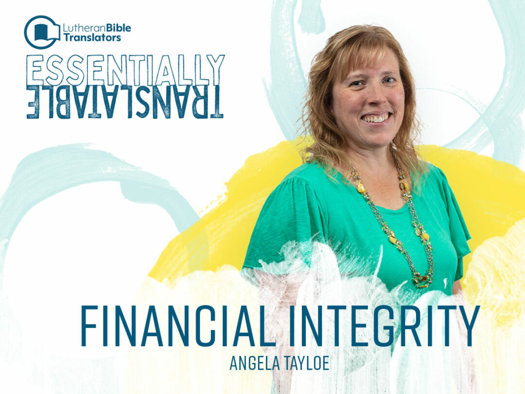 Essentially Translatable: Financial Integrity | Angela Tayloe ...